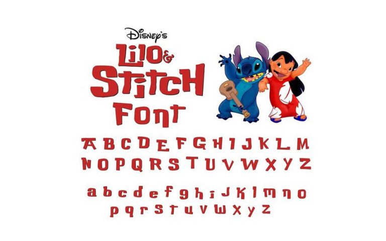 Lilo And Stitch Font Free Download - Fonts Bee