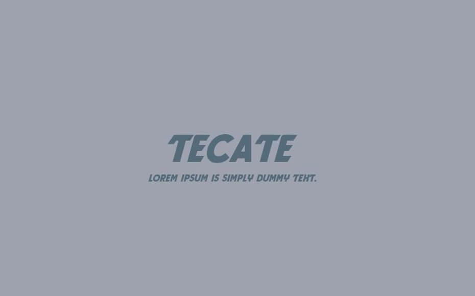 Tecate Font Free Download - Fonts Bee